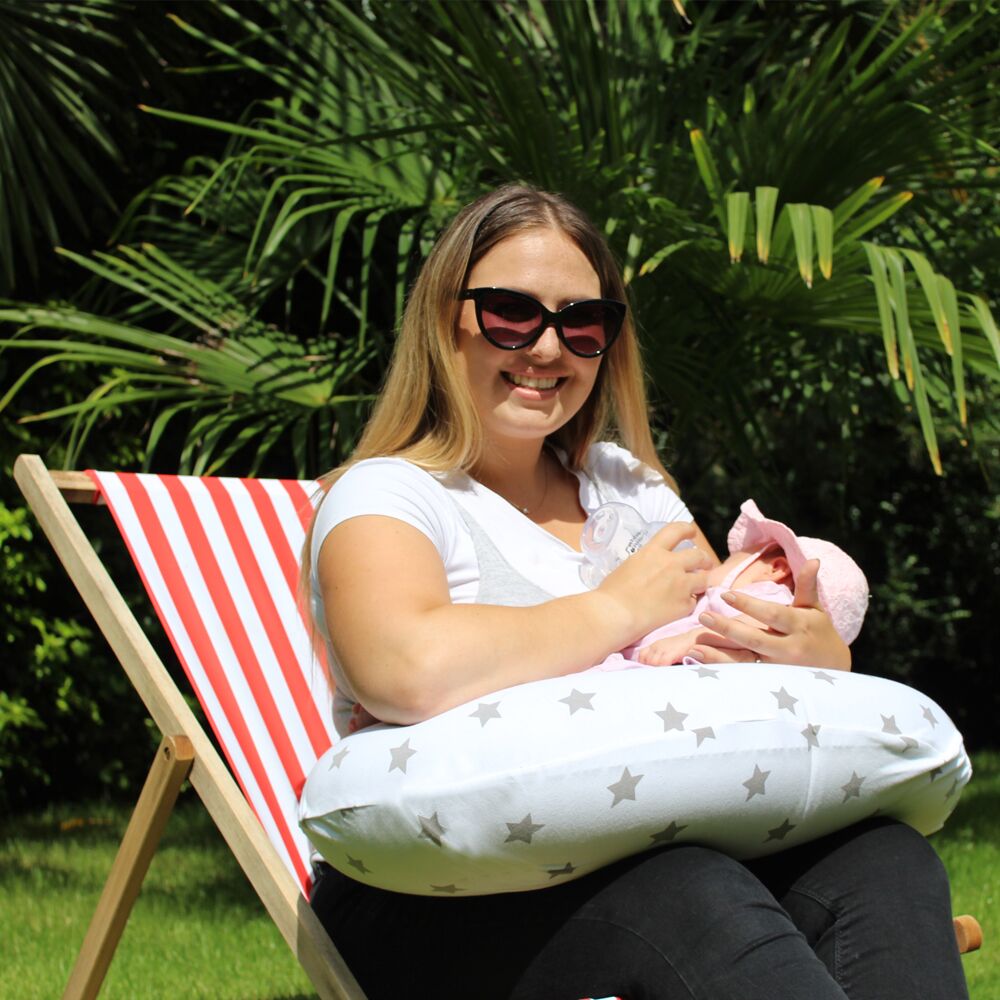 Widgey Inflatable Portable Feeding Pillow - Widgey Pillow